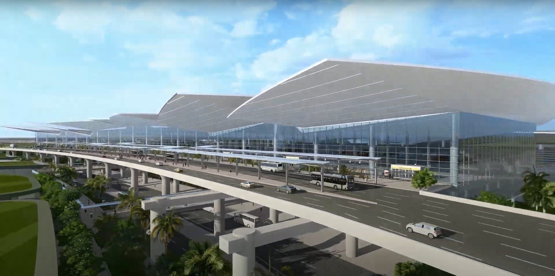 BM Windows façade at the Long Thanh International Airport Project | BM ...