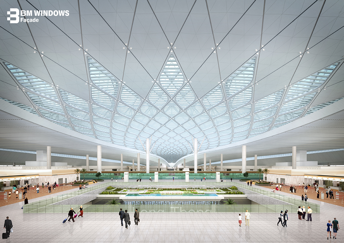 Mặt dựng BM Windows tại dự án trọng điểm Sân bay Quốc tế Long Thành