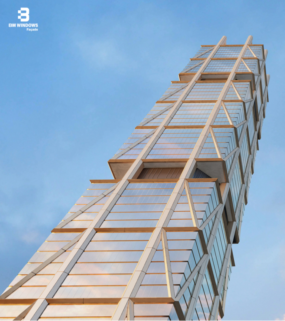 Kỹ thuật façade của tòa nhà "siêu cao tầng" The One, Toronto