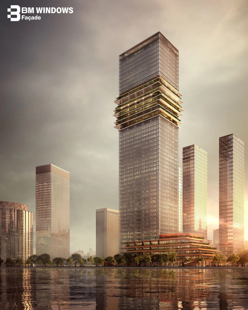 The Sun Tower is ready for its inaugural panels | BM Windows